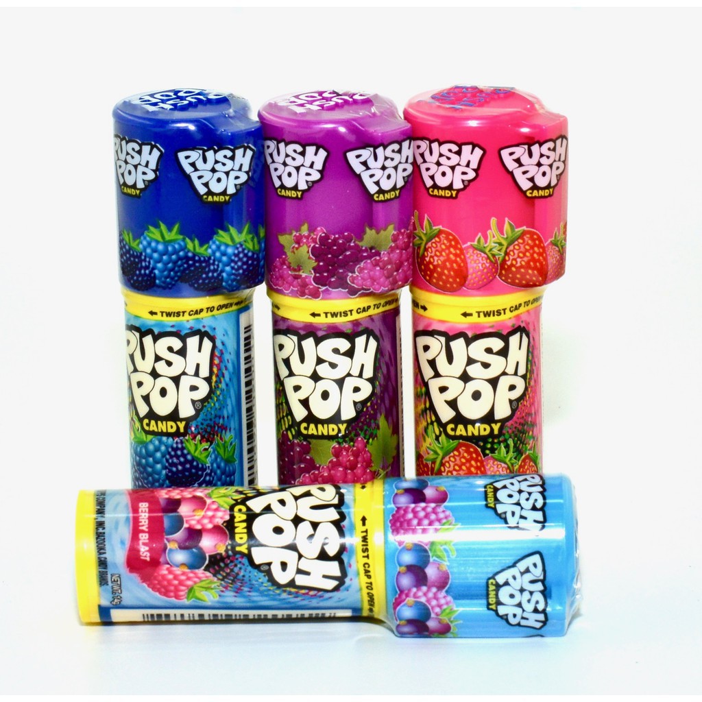Push Pop Candy Fruit Flavours 14g (1 stick) | Shopee Malaysia