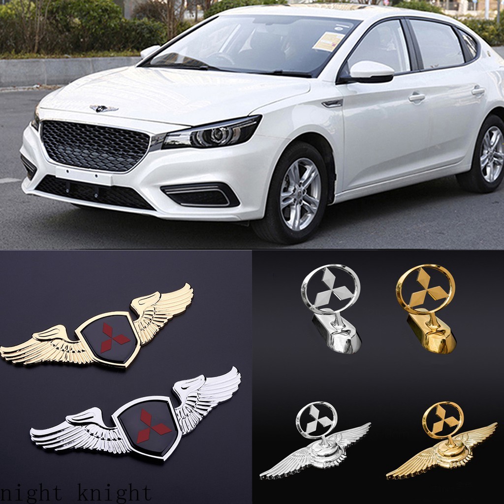 Night knight Metal Car Front Hood Bonnet Sticker Angle Wings Emblem ...
