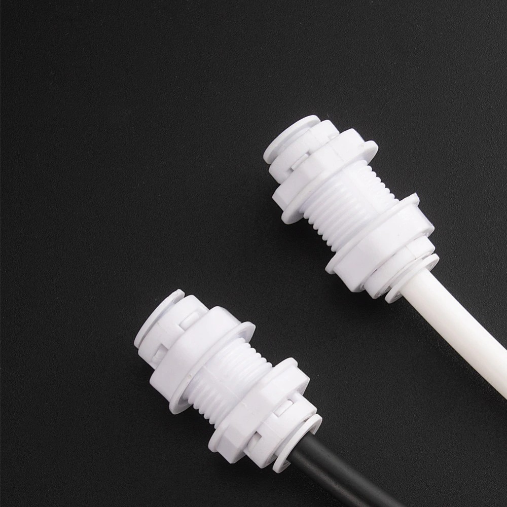 5 Pcs 1/4” Quick Access Bulkhead Water Connector for 6.35mm Tube ...