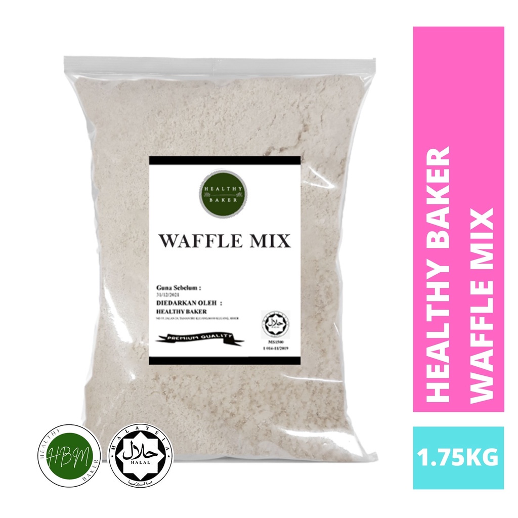 (Fast Shipping) Tepung Waffle / Waffle Mix 1.75kg / TEPUNG WAFFLE halal ...