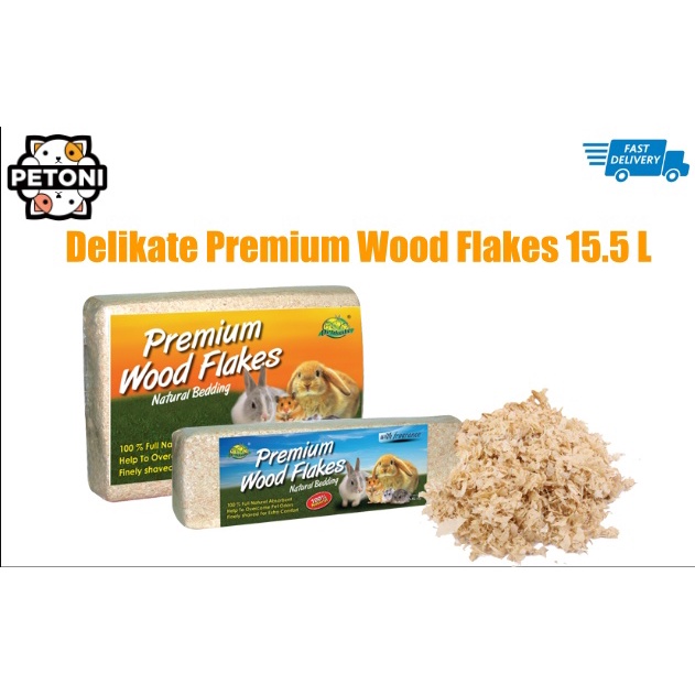 Delikate Premium Wood Flakes 15.5L (1KG) | Shopee Malaysia
