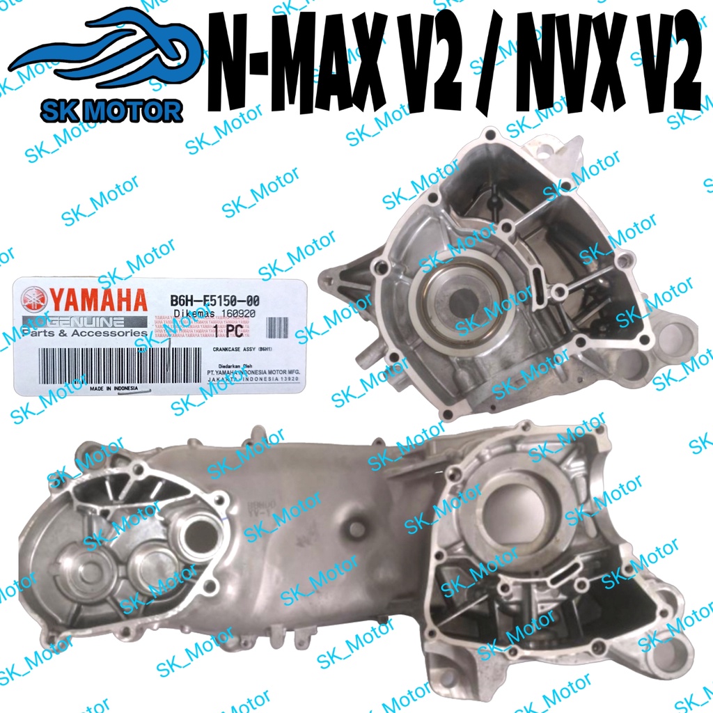 Yamaha NVX155 NVX 155 V2 / N MAX NMAX V2 Original Crankcase Casing Set Kotak Engine Inner Crank ...