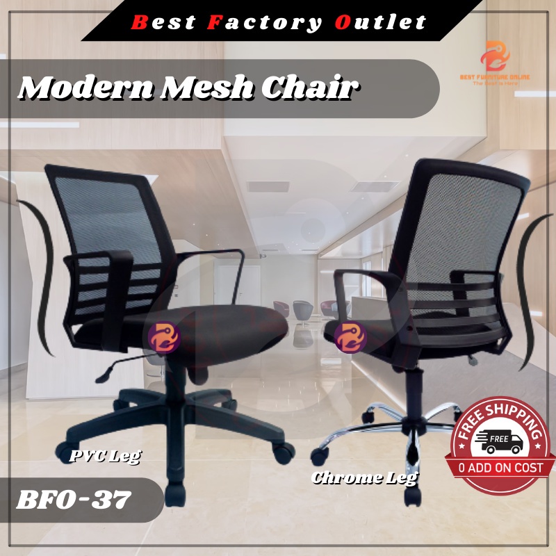 BFO 037 Mesh Office Chair / Kerusi Pejabat / Ergonomic Chair ...