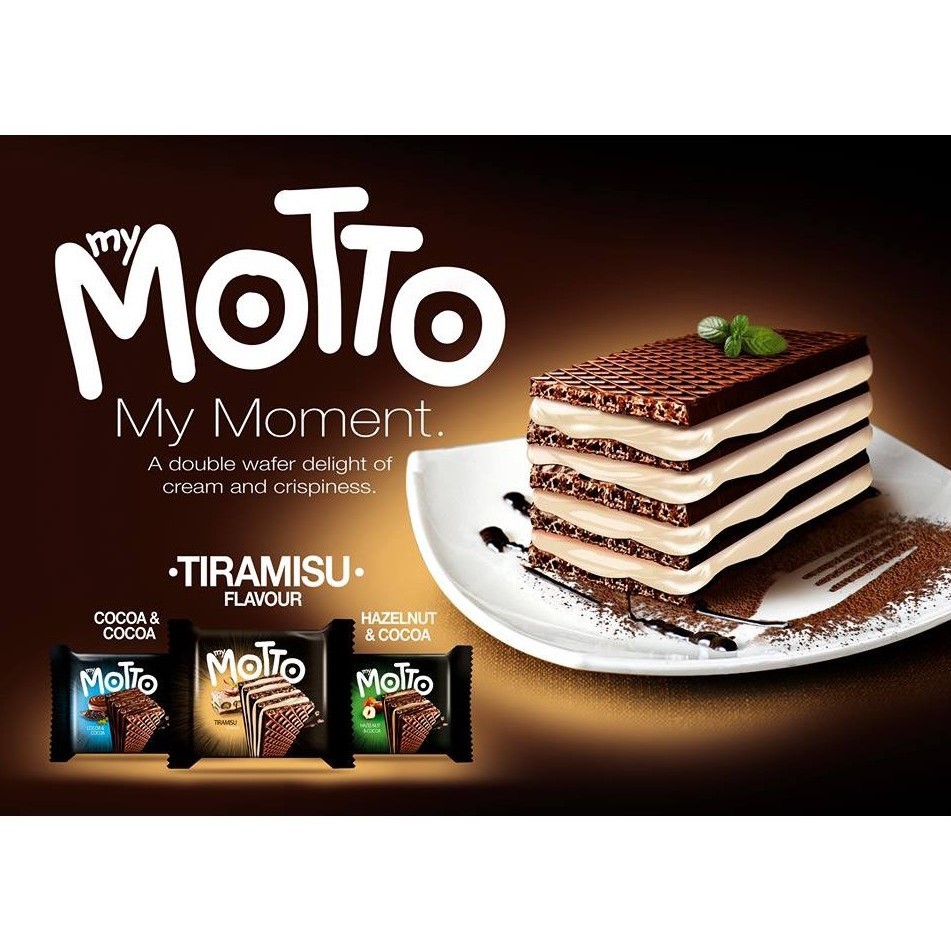 My Motto Cocoa Wafer 34g | Shopee Malaysia