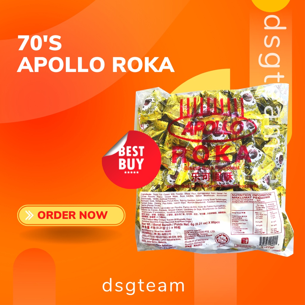 Apollo Roka Wafer Chocolate Ball A1070P (70pcs) | Shopee Malaysia