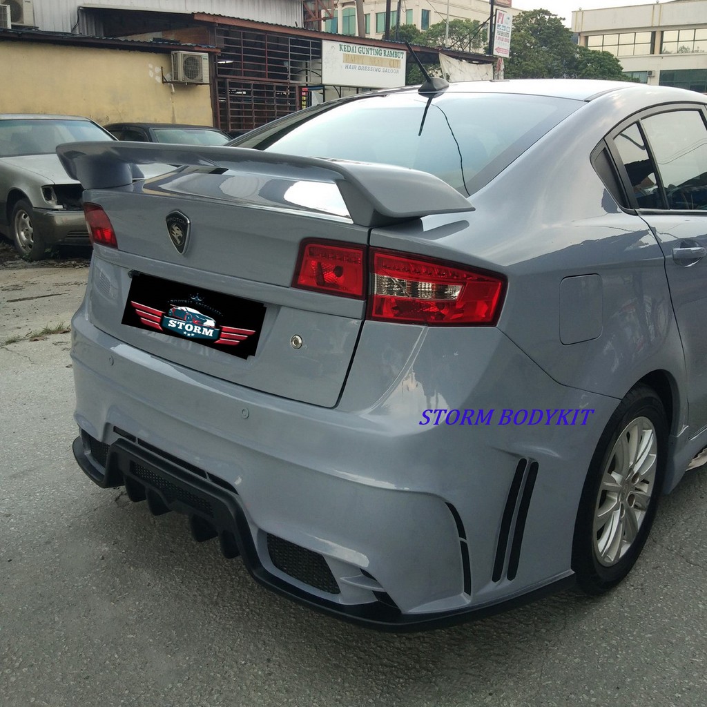PROTON PREVE ( LANCER GT ) SPOILER WITH 2K COLOR PAINT - FRP | Shopee ...