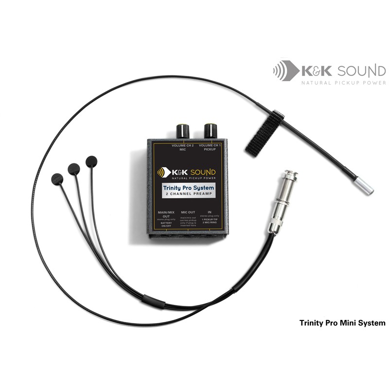 K&K Trinity Pro Mini pickup (Pure + internal mic + Preamp) | Shopee ...