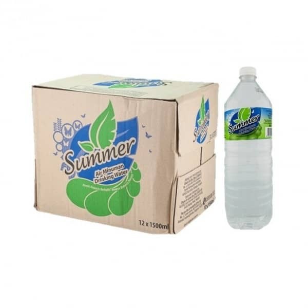 SUMMER DRINKING WATER 1.5LITRE/BOTTLE | Shopee Malaysia