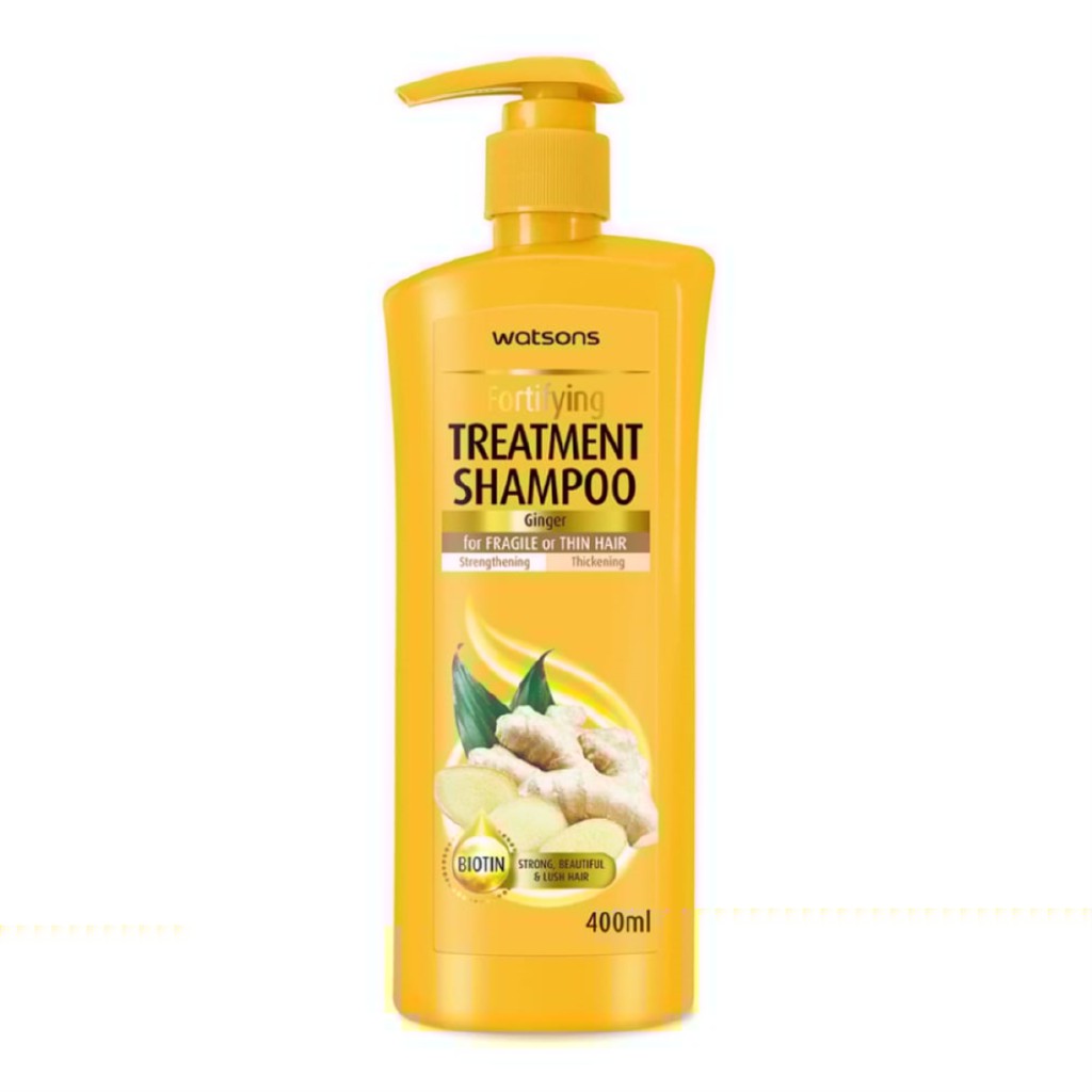 WATSONS Fortifying Ginger Treatment Shampoo 400mL | Shopee Malaysia