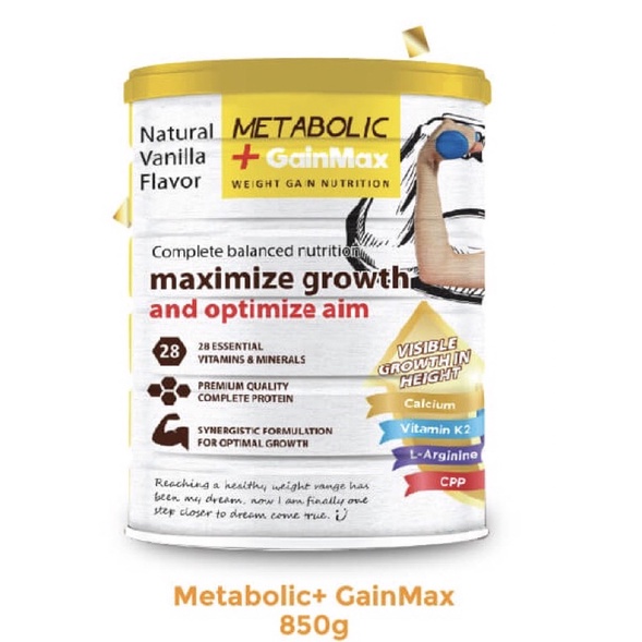 Metabolic + GainMax 850g | Shopee Malaysia