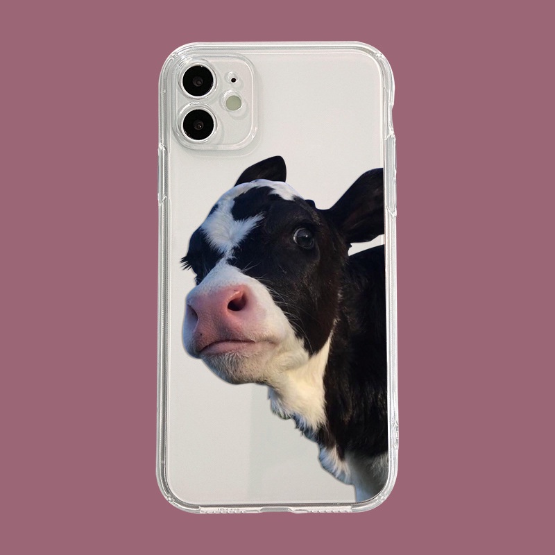 Cow Phone Case Shock-Resistant Suitable For Iphone 13 Pro 11 Max Xr 6s ...