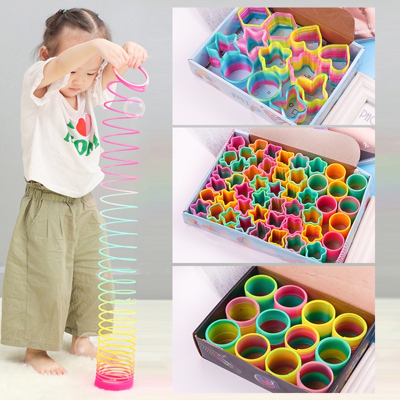 Rainbow Magic Spring Coil Spring Toy Party Favors Kids Gift Idea Game ...