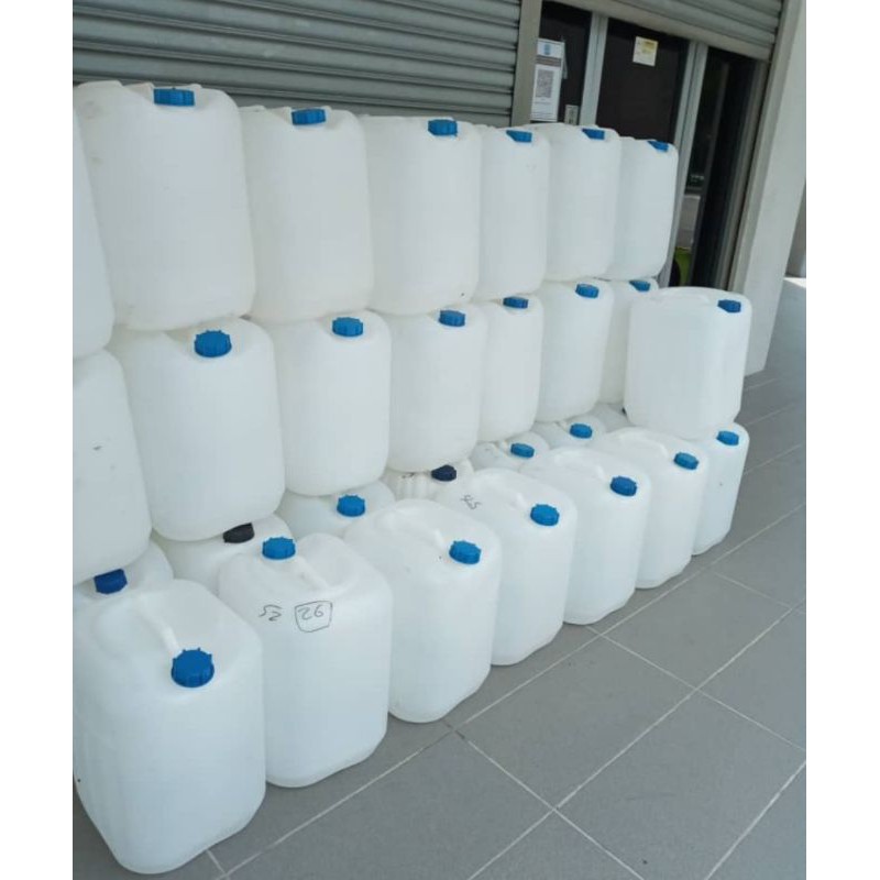 Tong air 35 liter terpakai RM13, Jerry can used, bekas minuman, food ...
