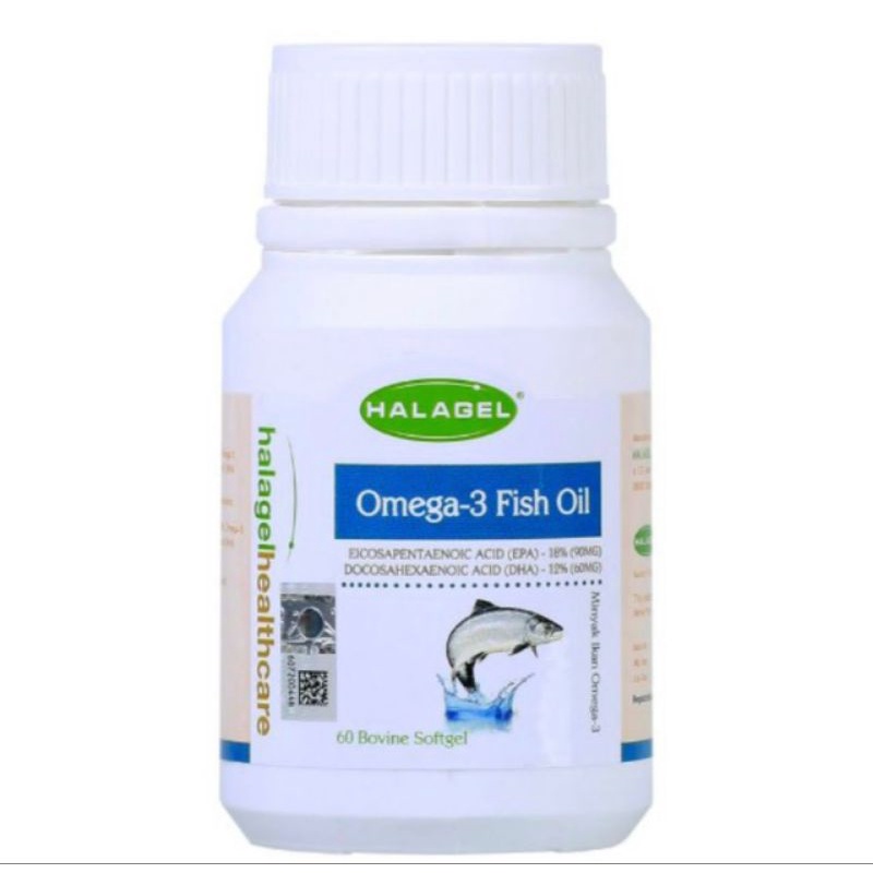 HALAGEL OMEGA-3 SOFTGEL 60CAPS | Shopee Malaysia