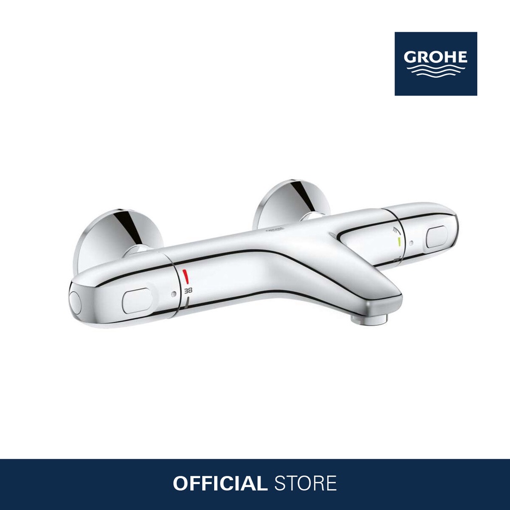 GROHE Grohtherm 1000 Thermostatic Bath Mixer | Shopee Malaysia