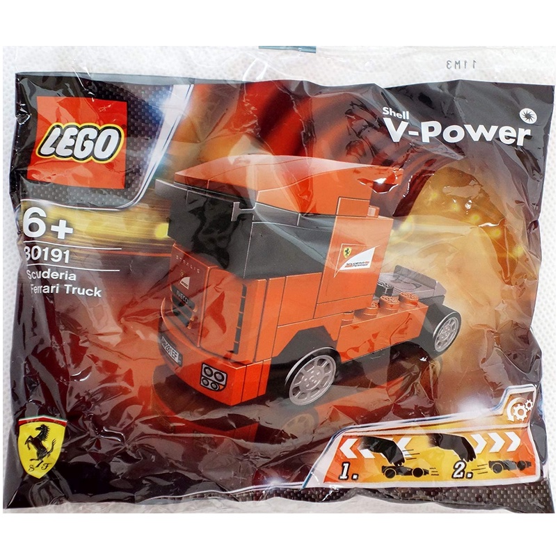 LEGO 30191 Scuderia Ferrari Truck (Shell) | Shopee Malaysia