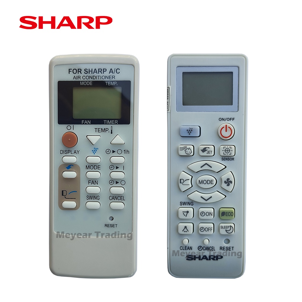 Sharp A/C Remote Control Aircond Air Conditioning Air Conditioner ...