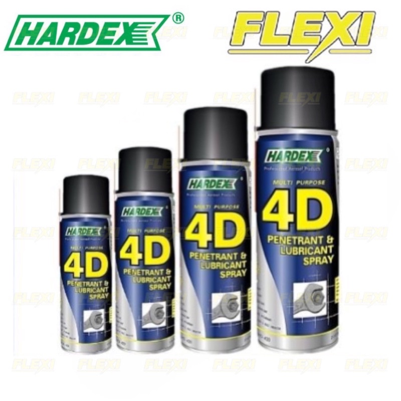 Hardex 4D Penetrant & Lubricant Spray WD-40 HD412 / HD420 / HD440 ...