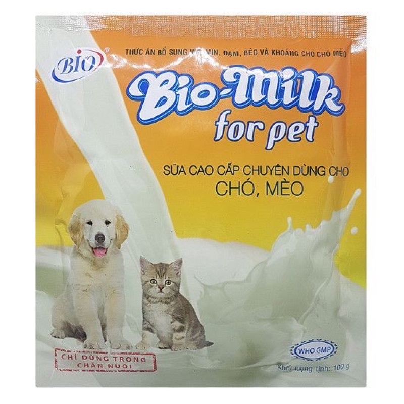 Bio MILK PREMIUM POWDERED MILK FOR DOGS AND CATS 100GR | Shopee Malaysia