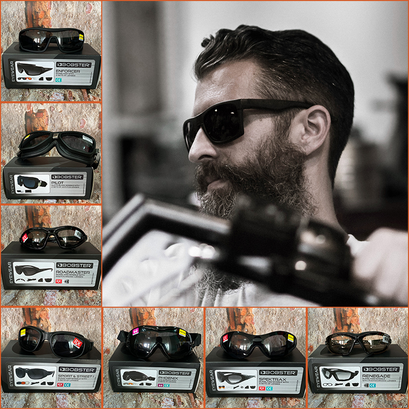 Genuine Bobster Harley goggles vintage motorcycle photochromic ...
