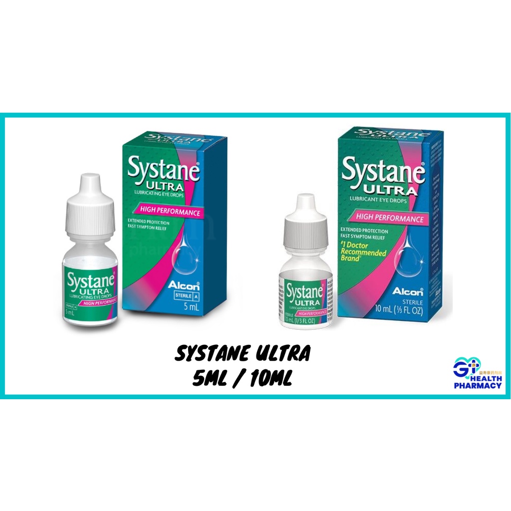 ALCON Systane Ultra Lubricant Eye Drops 5mL/10ml (Exp 04/2025) | Shopee ...