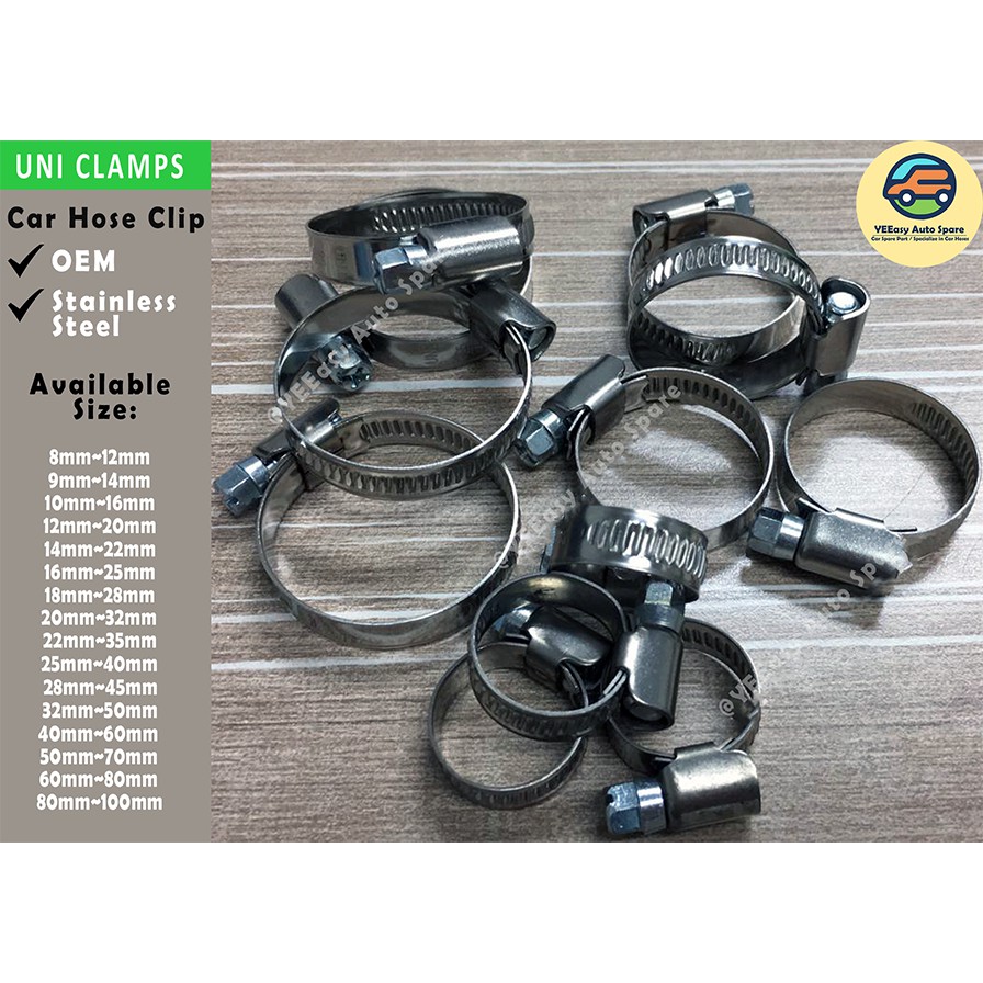 CAR HOSE CLIP [ORIGINAL EQUIPMENT MANUFACTORY] - STAINLESS STEEL ...