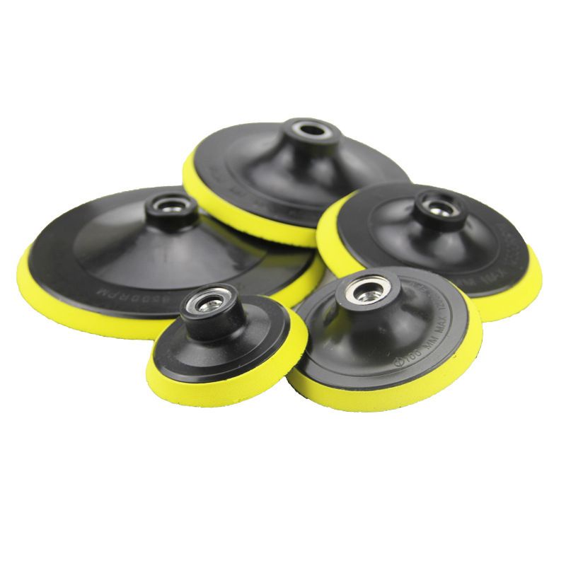 3“ / 4" / 5" / 7" Velcro Grinder Pad Holder Hand Machine Polishing ...