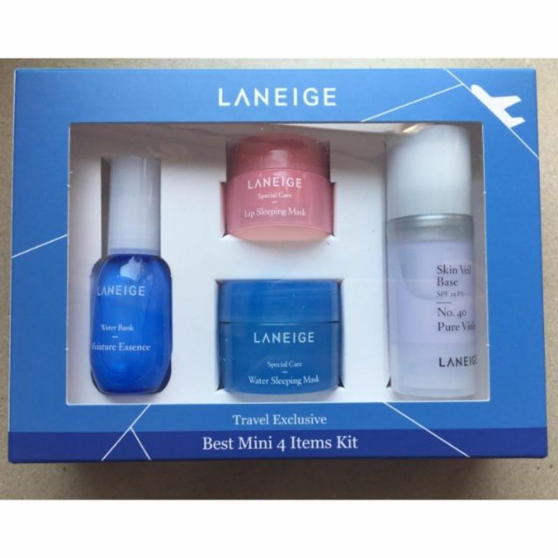 Laneige Travel Exclusive Best Mini 4 Items Kit | Shopee Malaysia