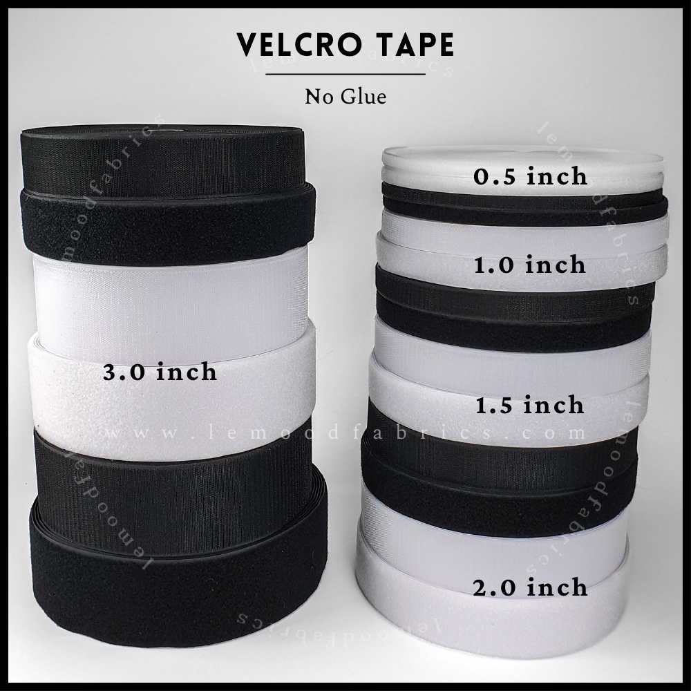 Super Strong Heavy Duty Velcro Tape Premium Quality Hook & Loop Tape (1 ...