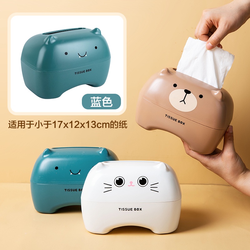 (Ready Stock)Tabletop Tissue Box /Cute Storage Box Paper Box /Cartoon ...