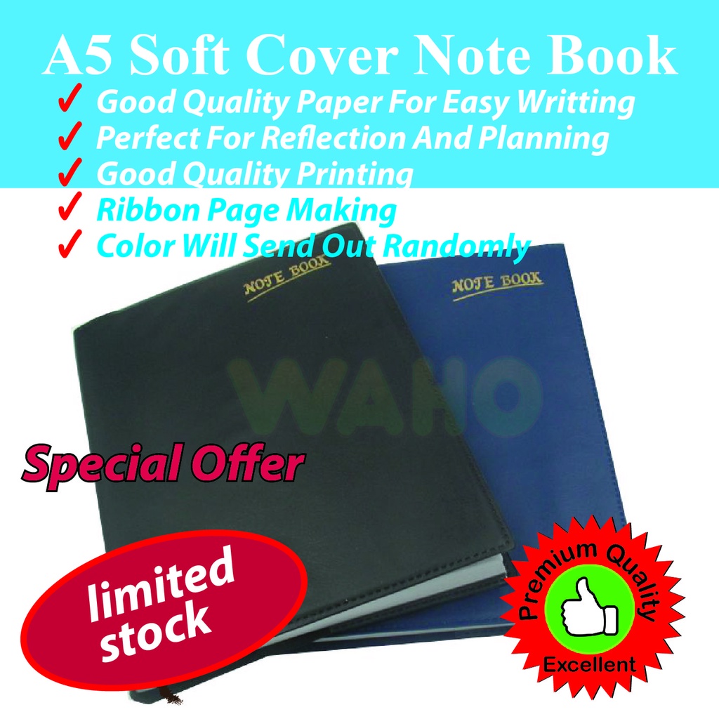 6x8 Note Book A5 / Note Book A5 200 Pages / Desk Diary / Note Book ...