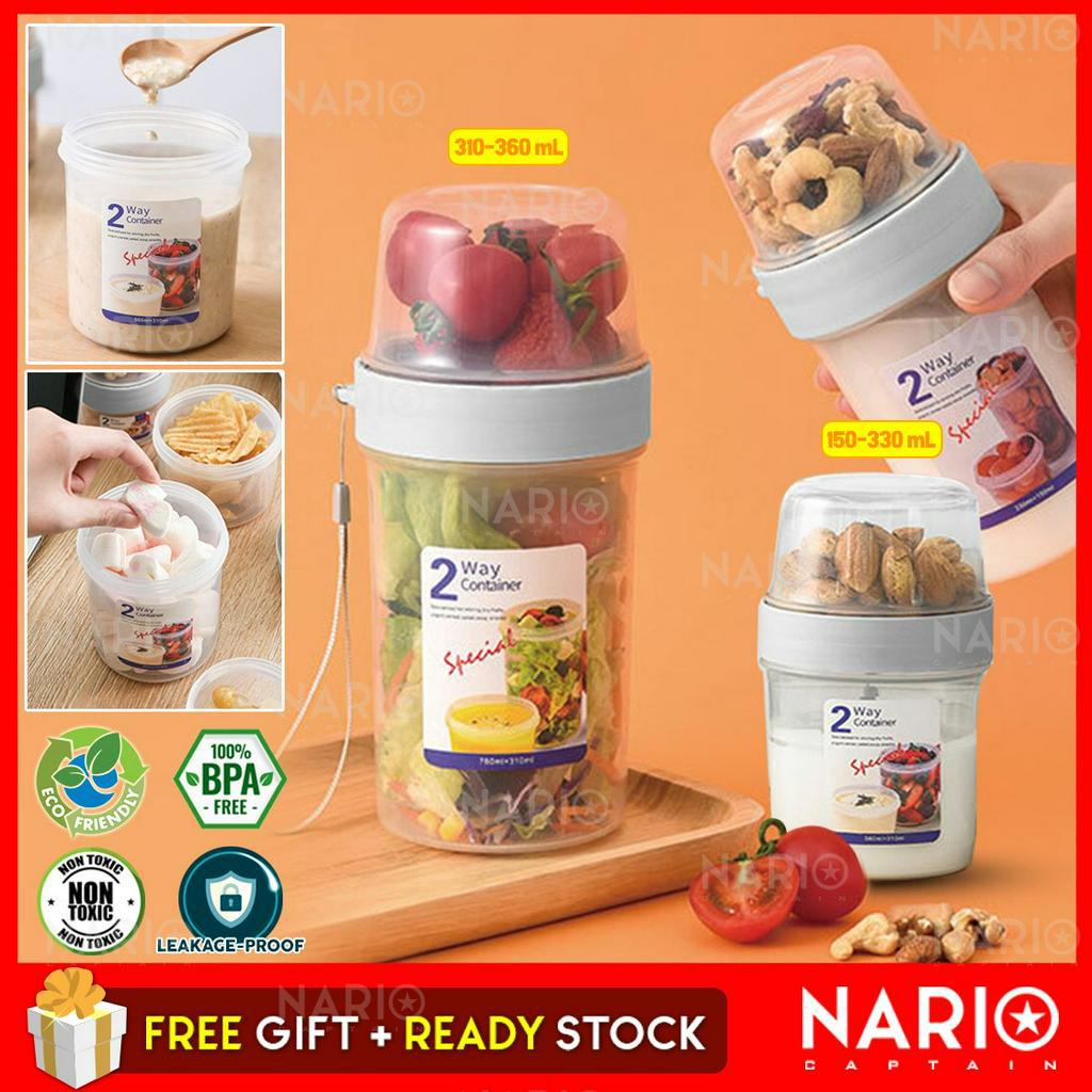 NARIO Makanan Disegel Bekas Dapur Kacang Rempah Salad Kotak Penyimpanan ...