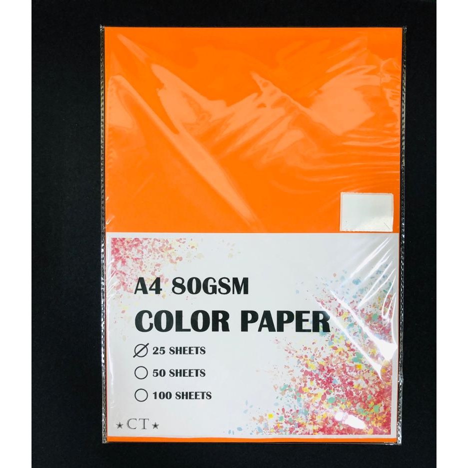 A4 80Gsm Dark Colour Paper (25 Sheets / Pack) (Dark Colour Series ...