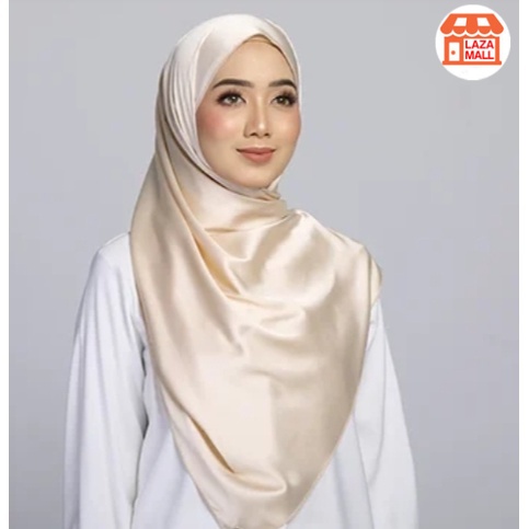 TUDUNG SELENDANG SATIN SHAWL SATIN MATTE SILK PLAIN EXTRA WIDE/SHAWL ...