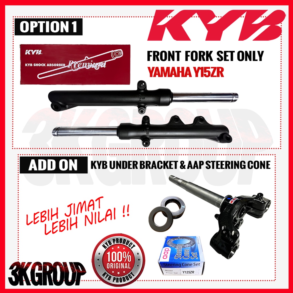 YAMAHA Y15 ( B17 ) / Y15ZR LOWER SPORT KAYABA KYB Front Absorber ( Damper / Fork ) | Shopee Malaysia