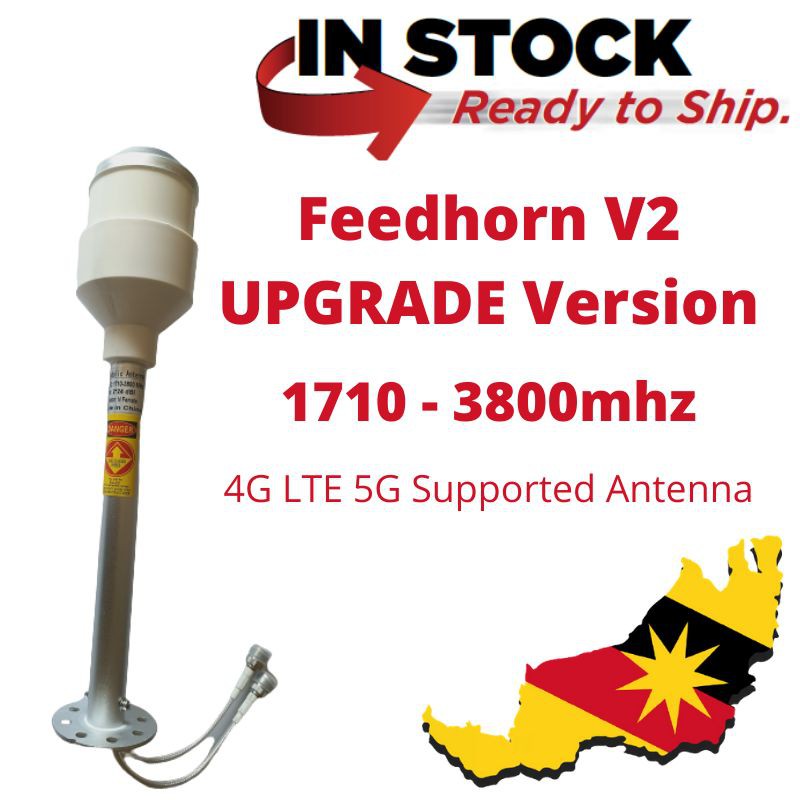 Feed Horn V2 UPGRADE Version 1710-3800Mhz Feedhorn for Piring Astrox ...