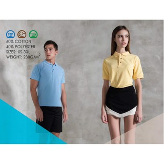 OREN SPORT Plain Polo Tee Honeycomb Polyester Cotton Tshirt Plain Baju Berkolar Lelaki Baju ...