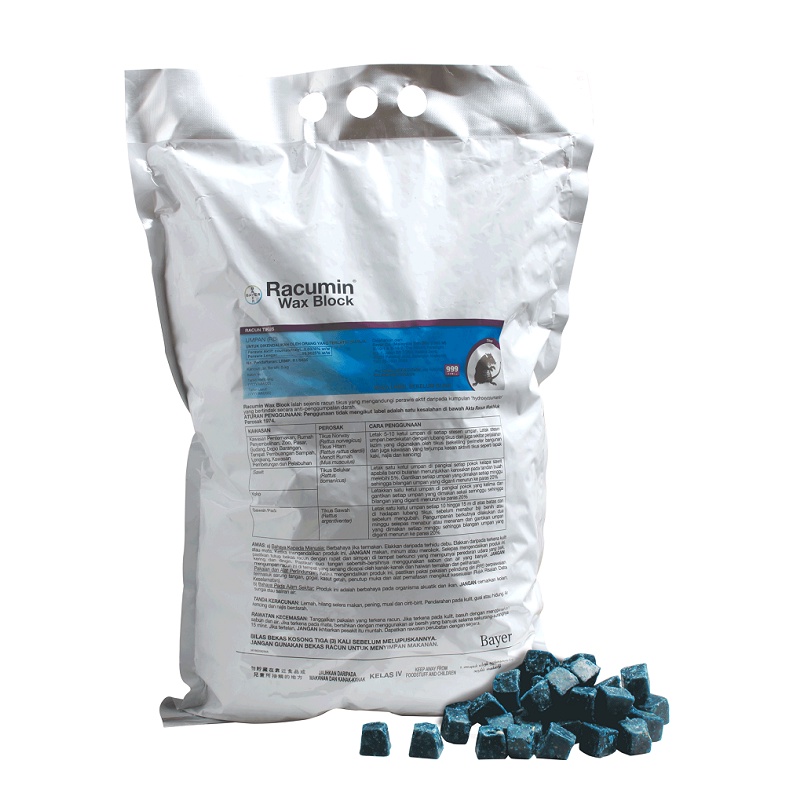 Bayer Envu Pest Control 100% Original Chemical Racumin Wax Bloc Rat ...