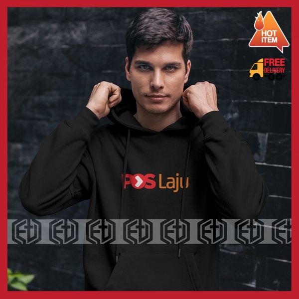 Pos Laju Express Hoodie Pullover Courier Delivery Driver Rider Unisex ...