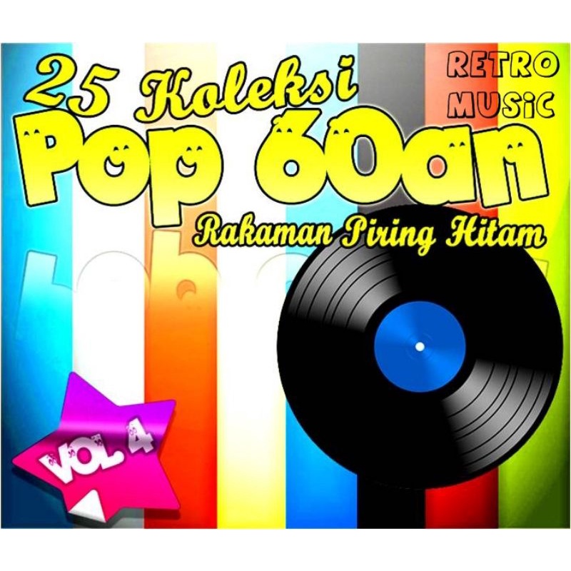 CD 25 KOLEKSI POP 60AN - VOL 4 (CDR) / RAKAMAN PIRING HITAM | Shopee ...