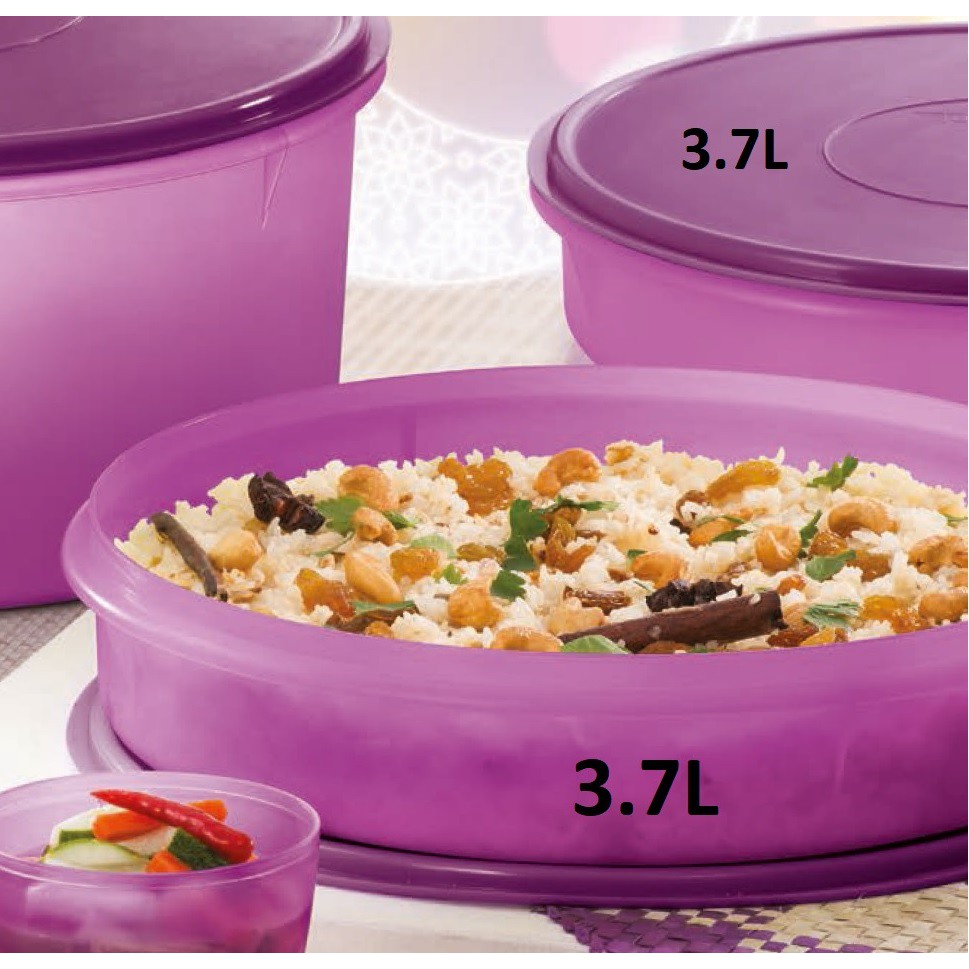 Tupperware Take-A-Lot Small (1) 3.7L - Purple | Shopee Malaysia
