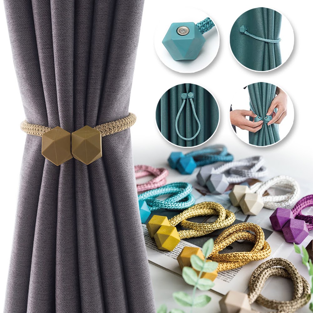 1PCS Magnetic Curtain Tieback Pengikat Tali Langsir Magnet 窗帘吸铁带 [3365 ...