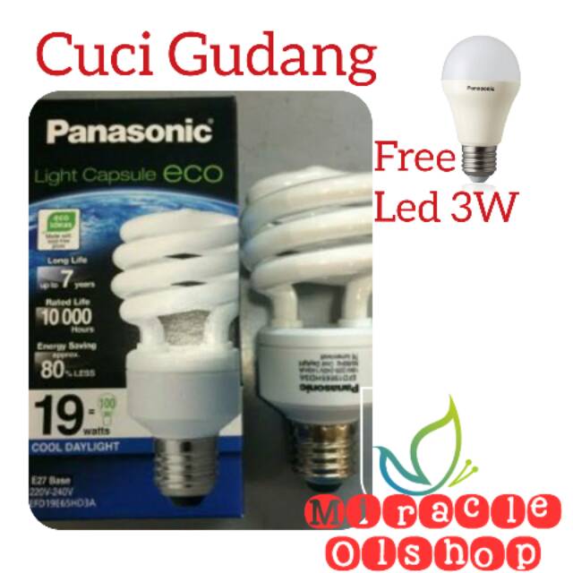 Panasonic Spiral Lights 19 Watts | Shopee Malaysia