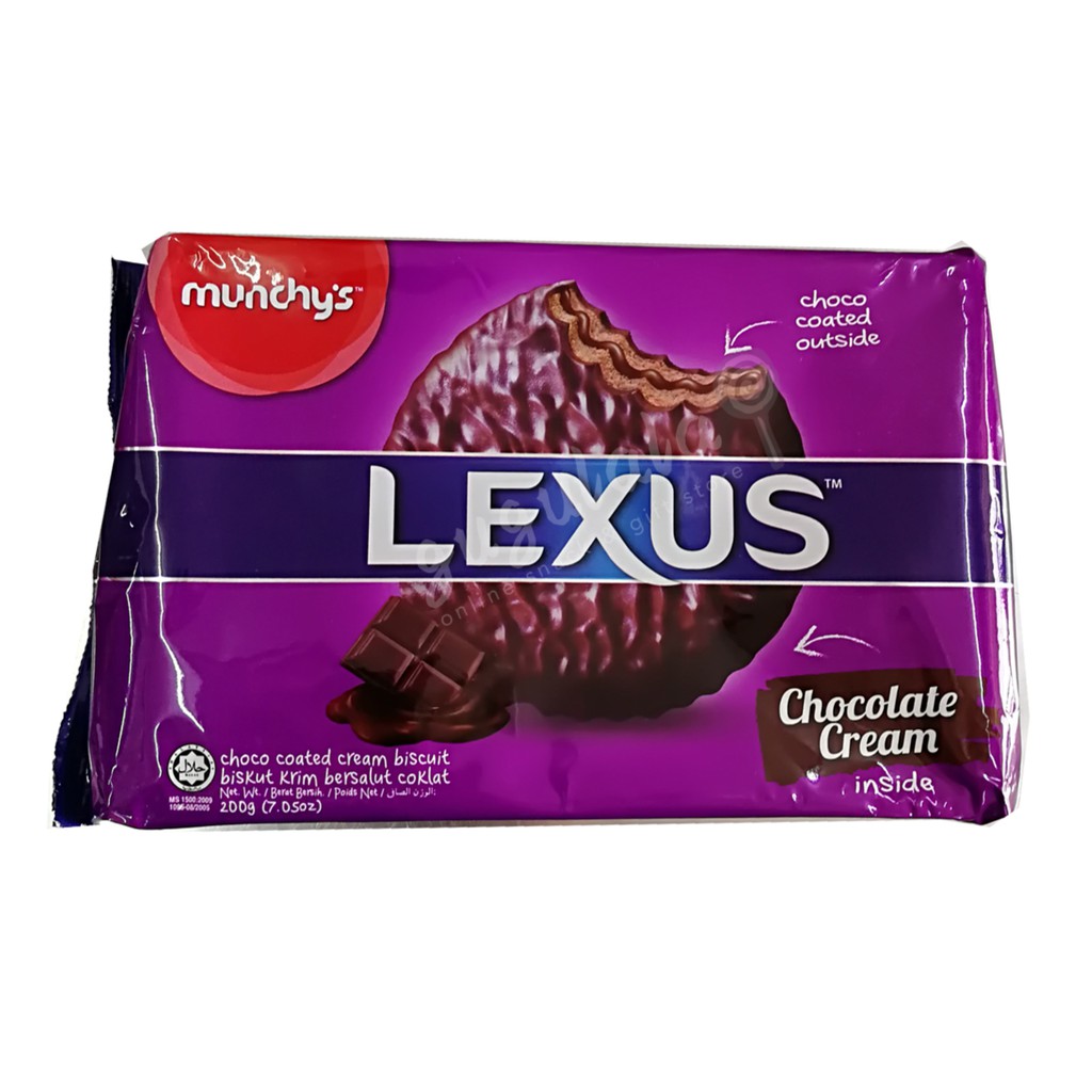 Munchy's Lexus Choco Coated Cream Biscuit 200g | Shopee Malaysia