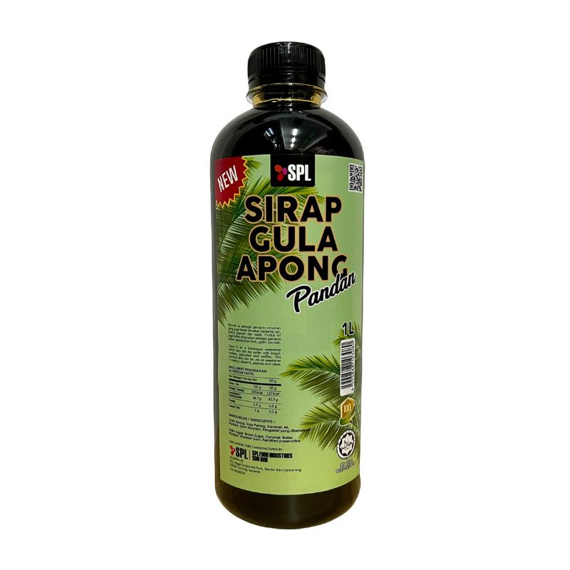 SPL Sirap Gula Apong Pandan 1L [Halal JAKIM] | Shopee Malaysia