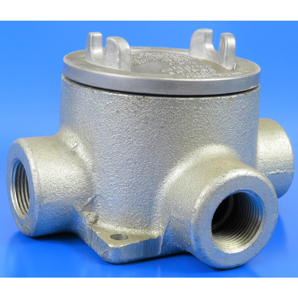 (AMPMECH) CROUSE-HINDS/ EATON NEC EX, CONDUIT OUTLET BOX, COVER DIA 3 ...