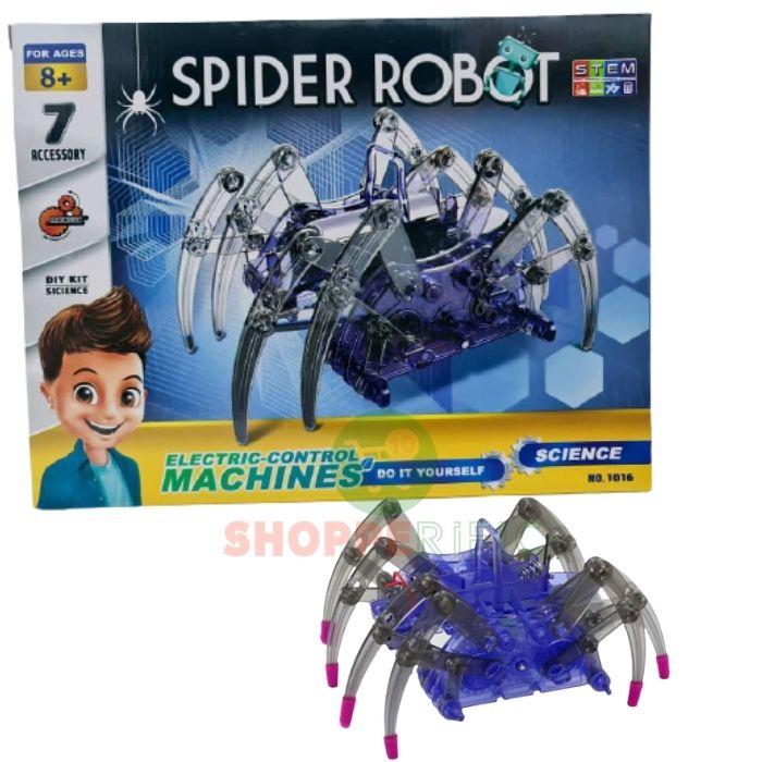 Spider Robot Toy Kit Scientific Robot Toy DIY Building Kit Science ...