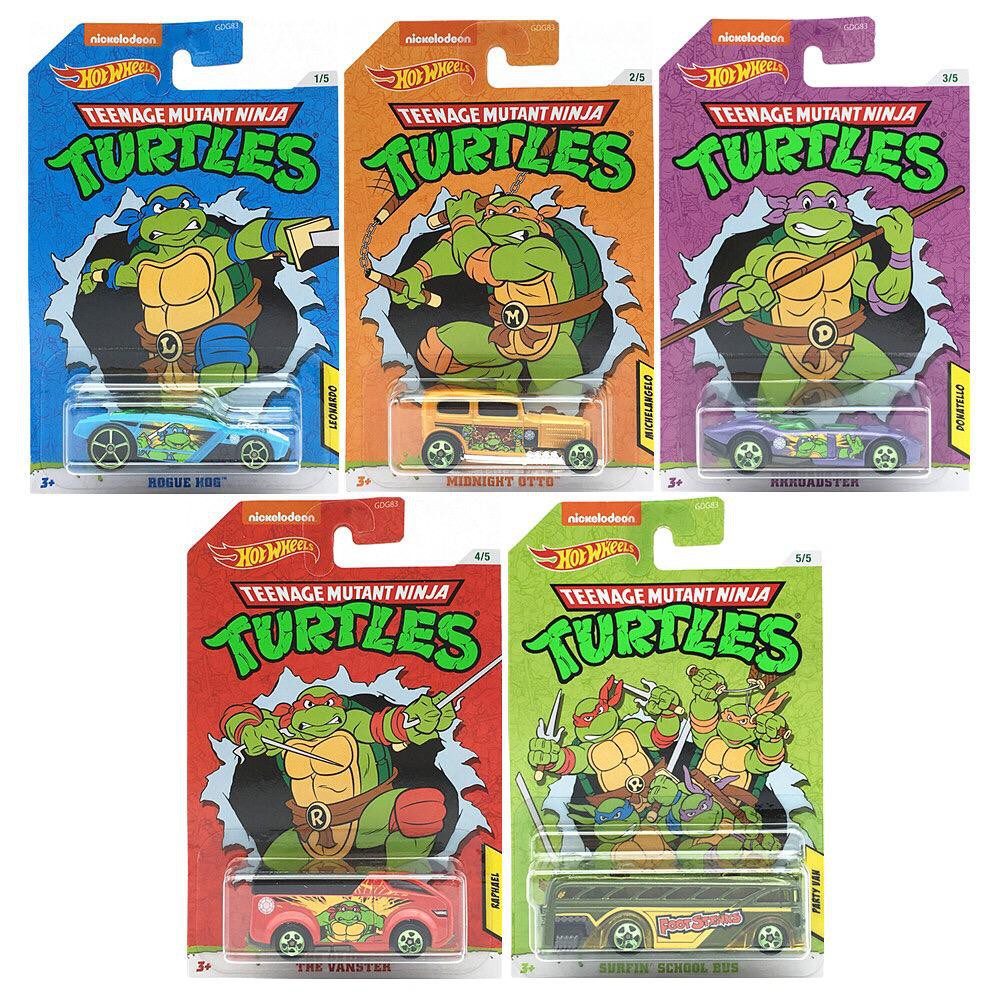 {ORIGINAL} HOT WHEELS TEENAGE MUTANT NINJA TURTLES DIECAST CARS (GDG83 ...