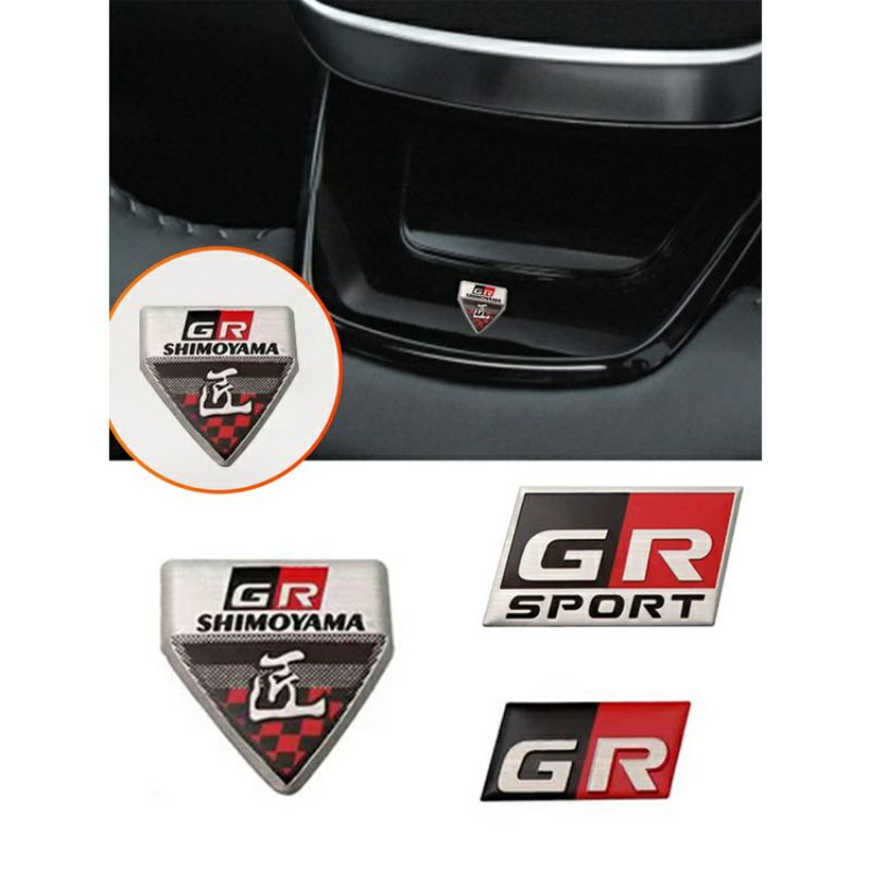 Malaysia Stock GR gazoo racing Metal Badge Sticker Besi GR SPORT Yaris ...