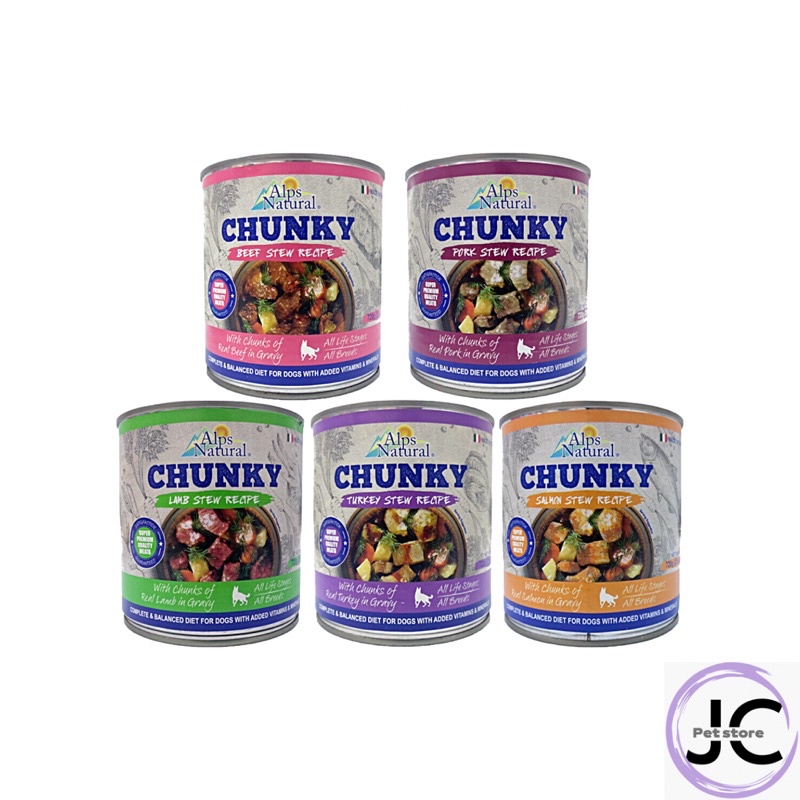 Alps Chunky Dog Can Food 720g - ( Alps Chunks , Alps Salmon , Alps Pork ...